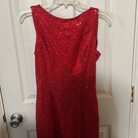 Zum Zum By Niki Livas Dresses Long Red Sequin Formal Dress Poshmark